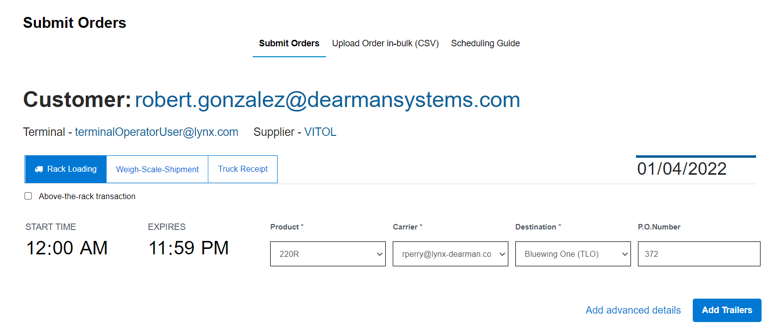 How do I create an order? – Dearman Systems
