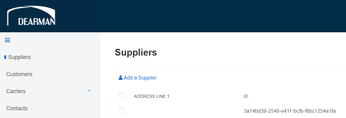 How do I create a supplier? – Dearman Systems