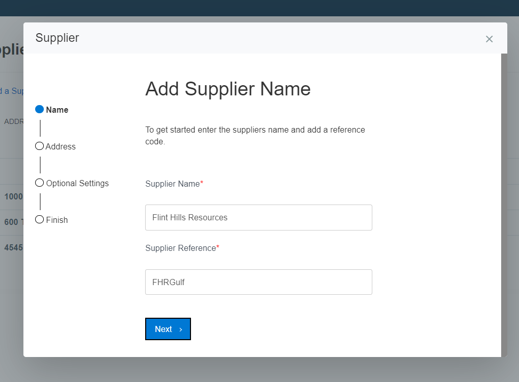 How do I create a supplier? – Dearman Systems